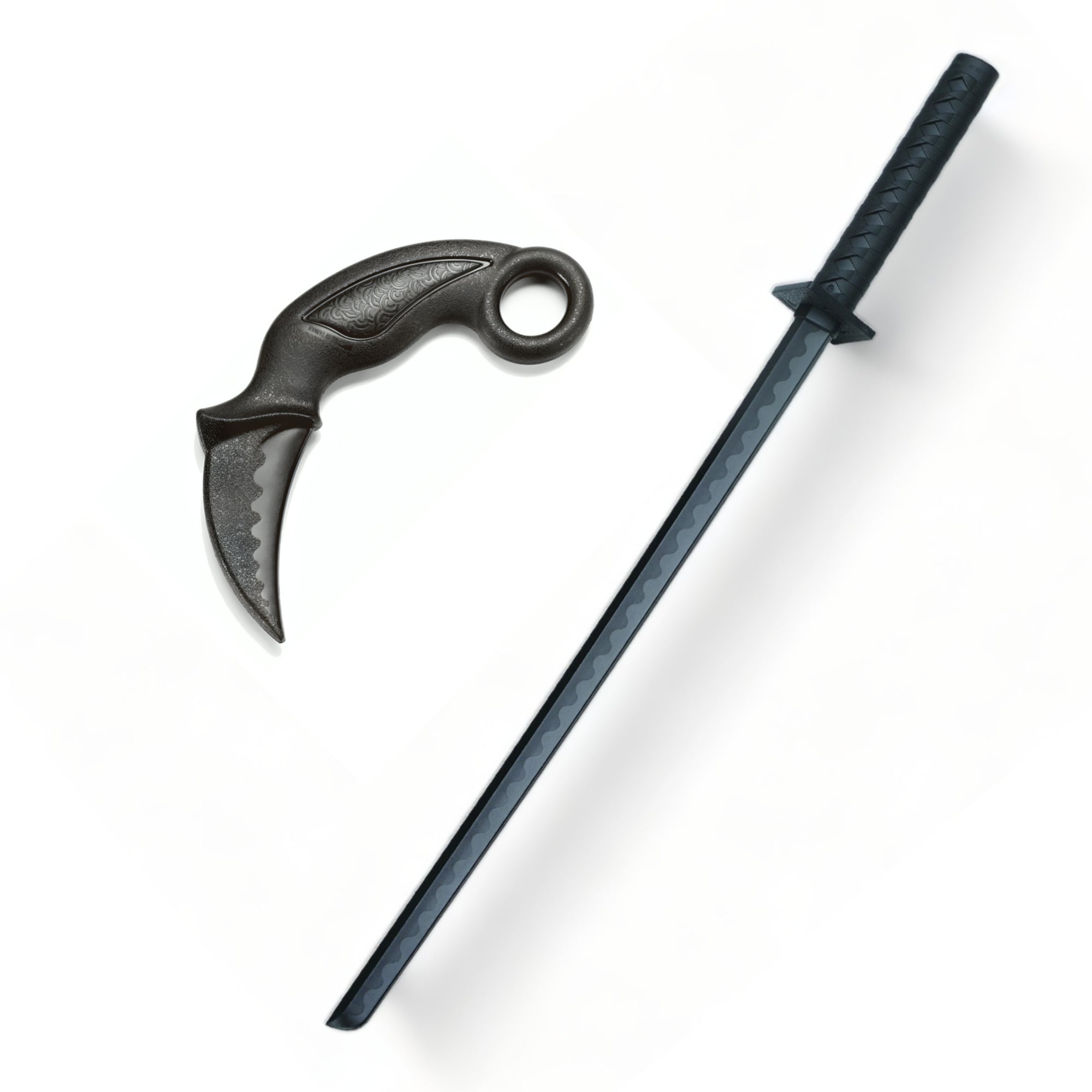 Karambit & Ninja Sword Training Bundle – Polypropylene Practice Set ...